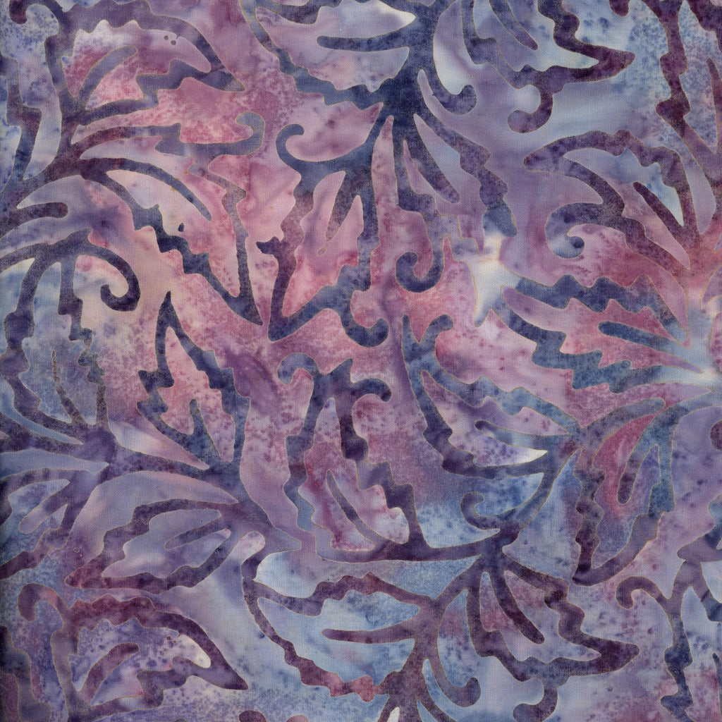 Batik Australia - Purple Autumn Leaves – Brown's Craft Shed