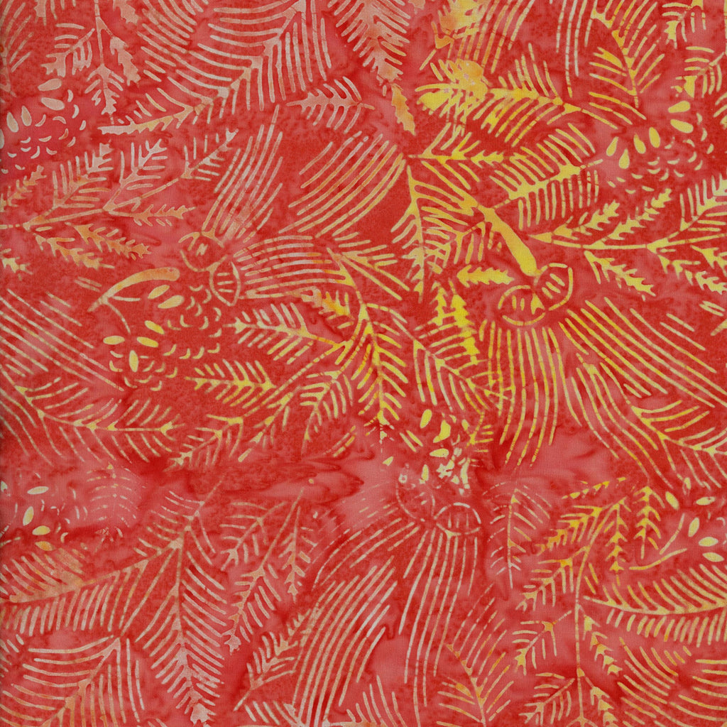 Batik - Sunset Fern – Brown's Craft Shed