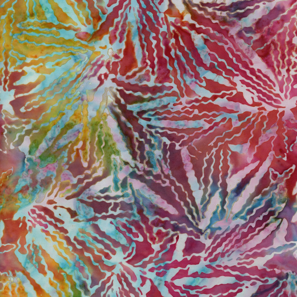 Batik - Sunset Leaves – Brown's Craft Shed