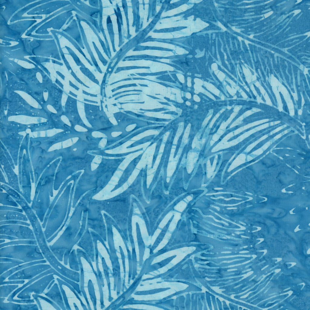 Batik - Azure Palm – Brown's Craft Shed
