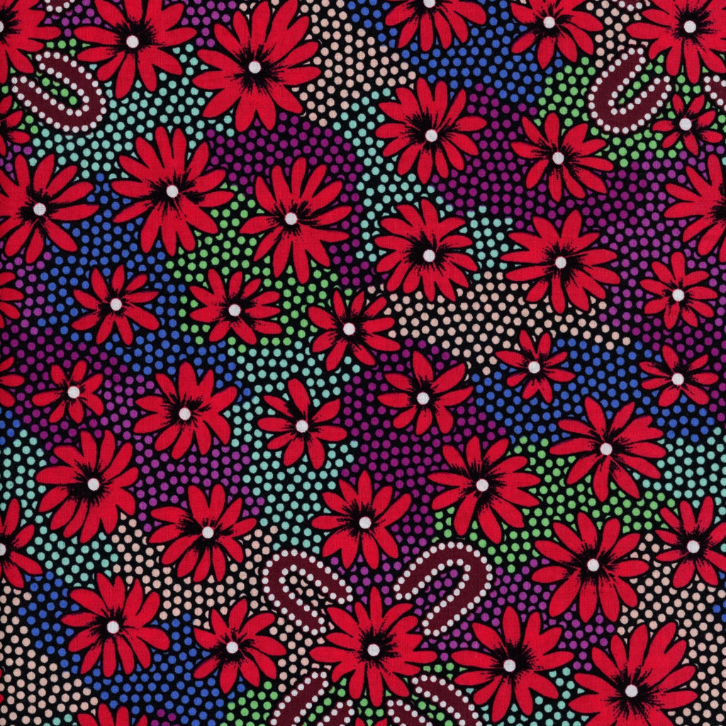 M&S Textiles Australia Lemon Grass Red – Brown's Craft Shed