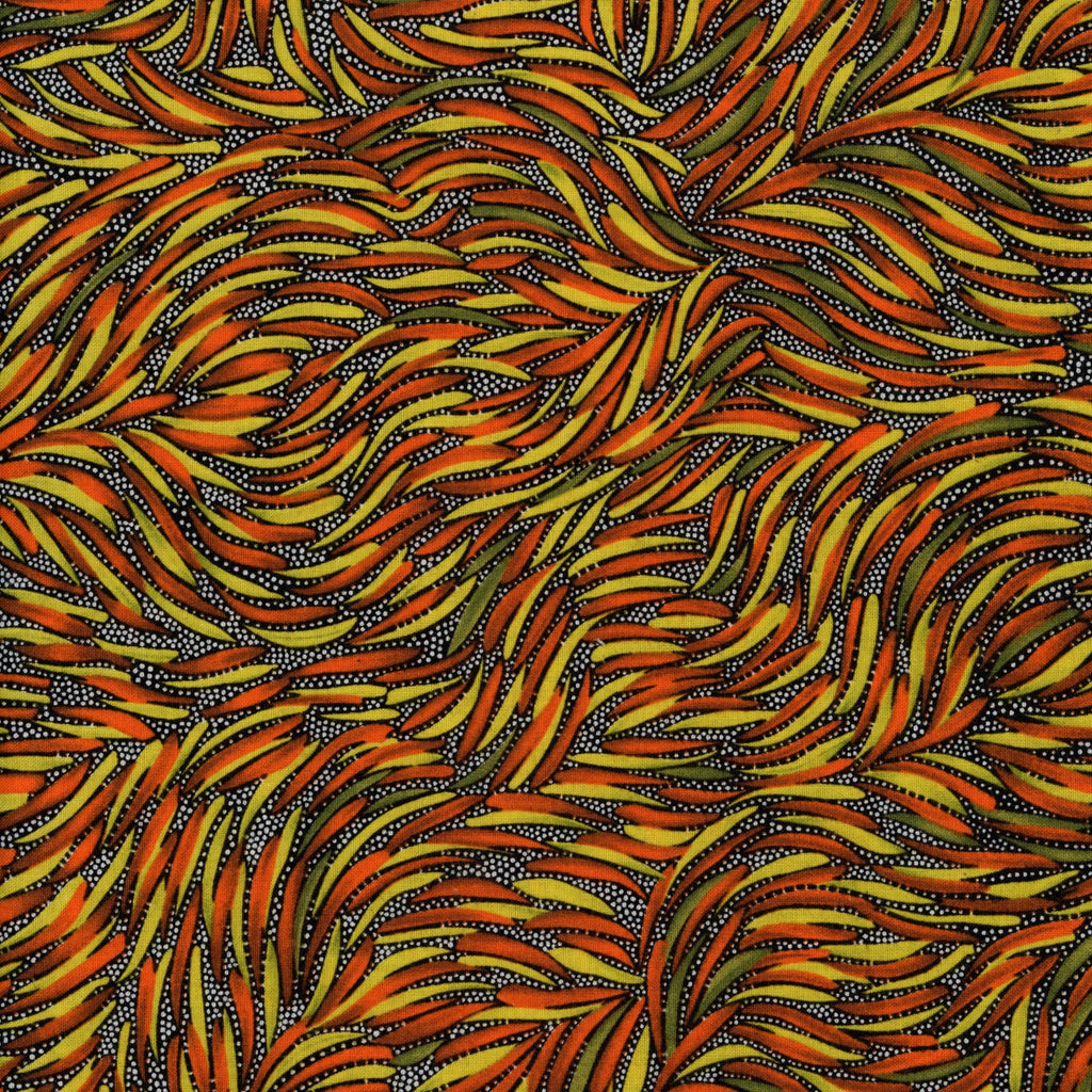 M&S Textiles - Bush Yam Green by Rosemary Pitjara – Brown's Craft Shed