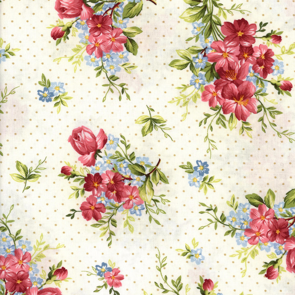 Lloyd Curzon Textiles Roses on the Vine by Marti Michell for Maywood S ...