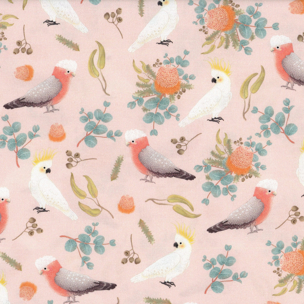 Devonstone Collection - Jen Digital Art - DV6770 Cockatoos & Gumnuts P ...