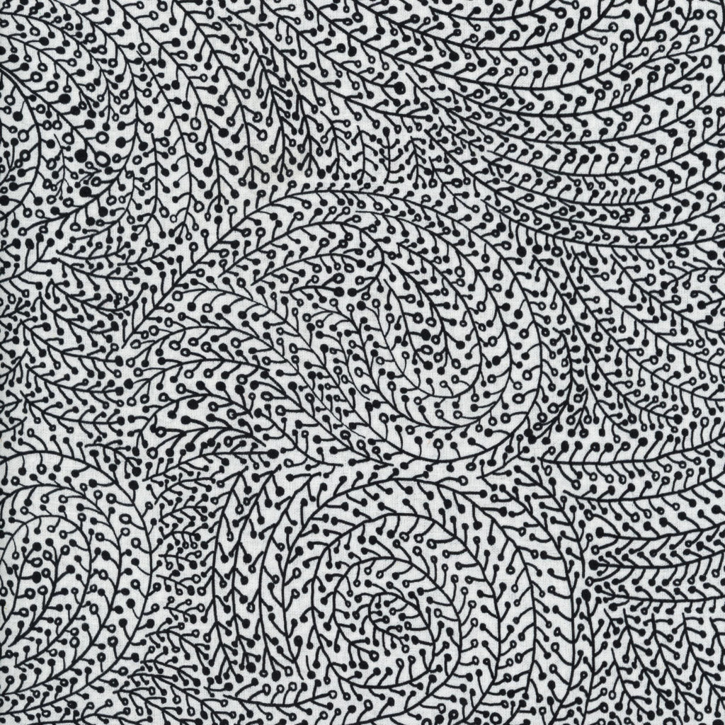 Kenard & Kenard Fabrics Black and White – Brown's Craft Shed