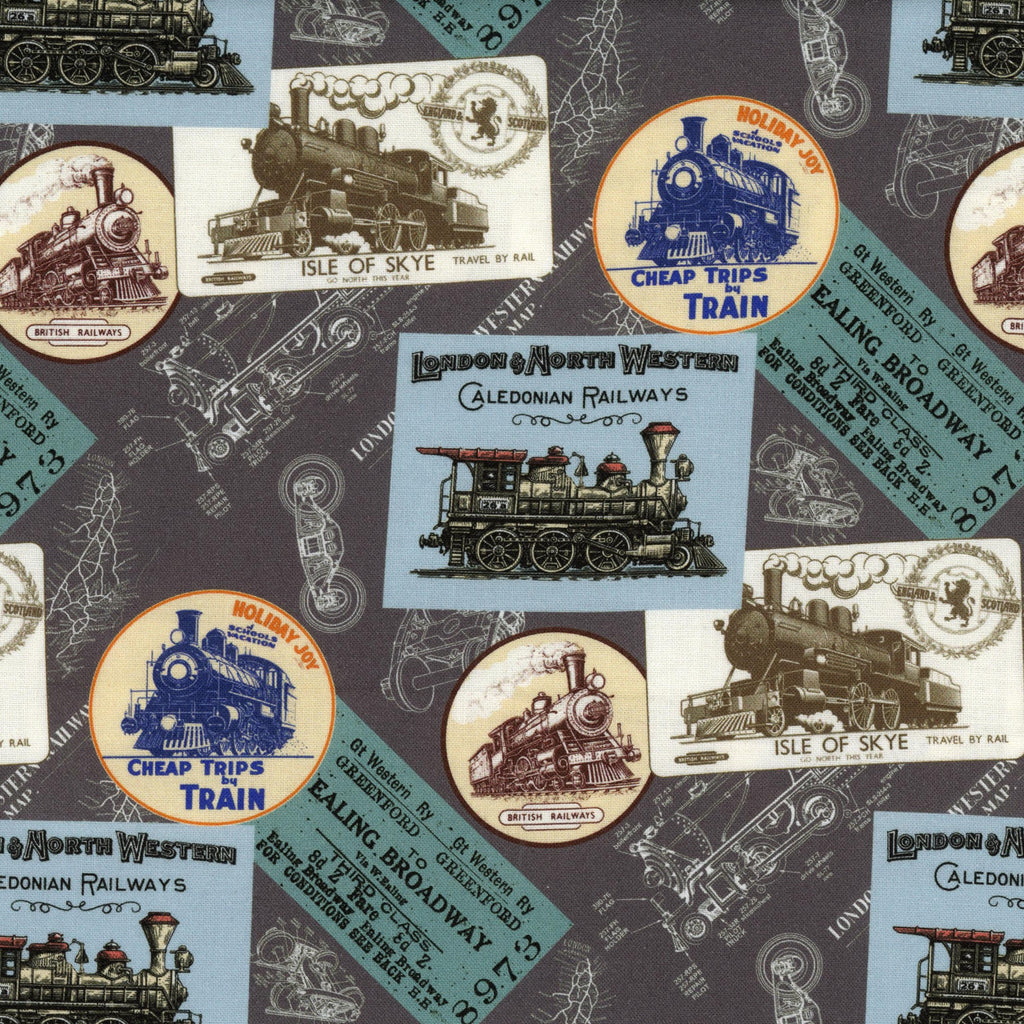 Nutex - All Aboard by Ned Barraud (Ticket Collage) – Brown's Craft Shed